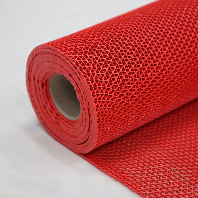Polyvinyl Chloride-PVC Anti/Non Slip Floor Net Mat; (1.5 x 7.16) Ft ...