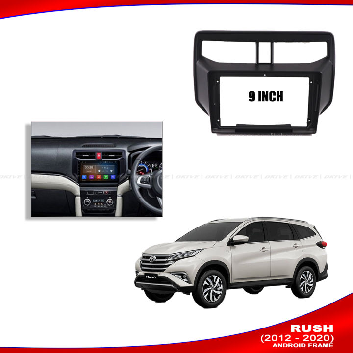 RUSH 2012-2020 Car Android player frame, Car Stereo Player CD Trim ...