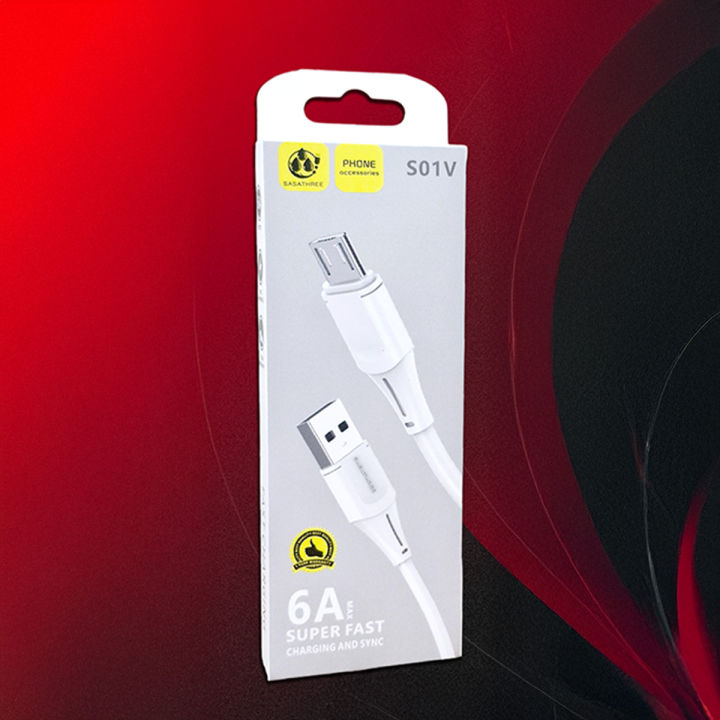 6A Fast Charging Type B Data Cable | Daraz.com.bd