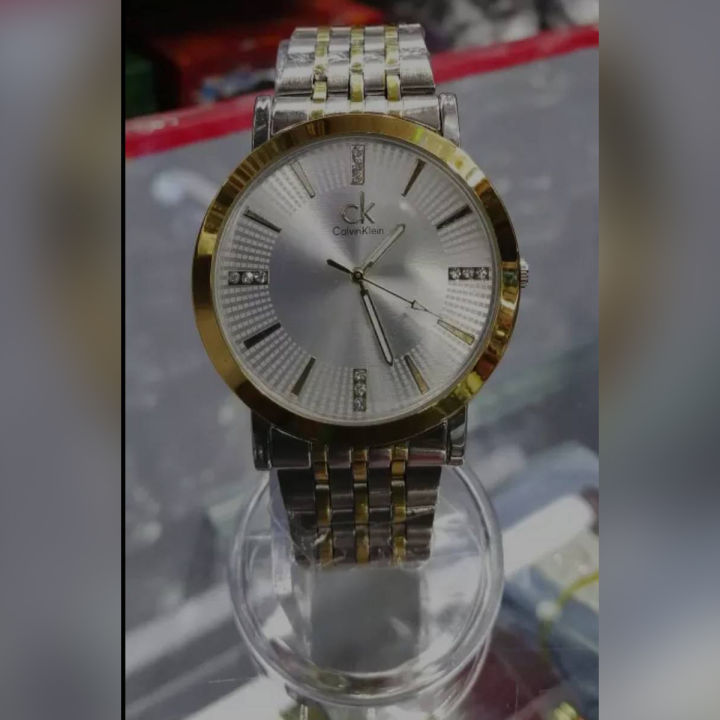 Stainless Steel Analog Watch For Men-Silver | Daraz.com.bd