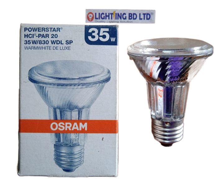 OSRAM POWERSTAR HCI-PAR 20 35W/830 WDL SP Metal Halide lamp E27 | Daraz ...