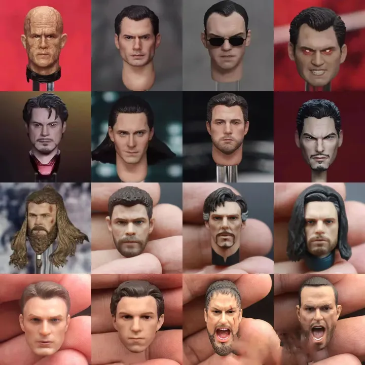 【The-Best】 1/12 bohater batmana Tony Stark Robert De Niro Wikingów ...