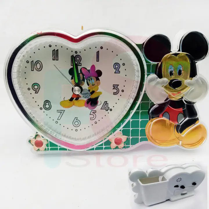 Table Clock with Pen Holder Alarm Clock | Daraz.com.bd