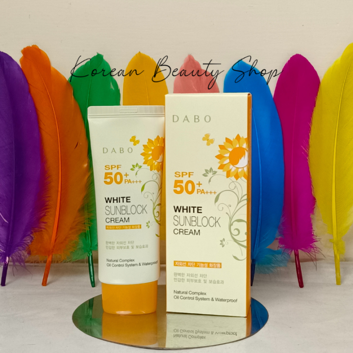 Dabo White Sun Block Cream SPF50/PA+++ | Daraz.com.bd