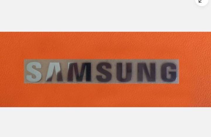 1 pcs Sticker for SAMSUNG Label Aufkleber Badge Logo 30mm x 6mm Chrome ...