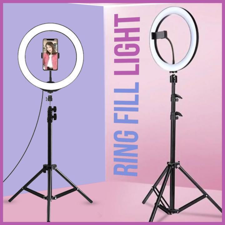 10 -inch LED Ring Phil Dimmable Ring light With 7 Feet Stand and ...