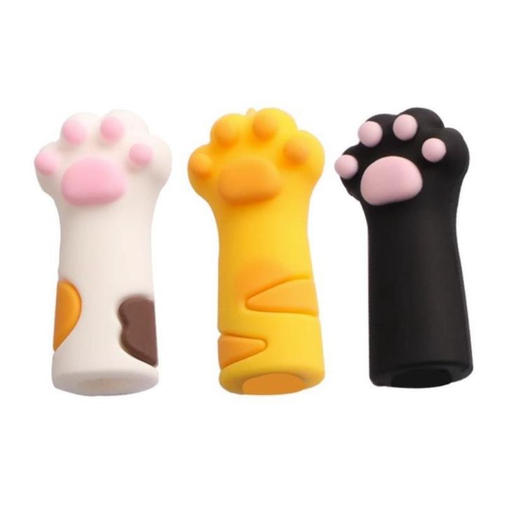 6PCS Cat Paw Pencil Toppers Cute Cartoon Kawaii Pencil Extender Pencil ...