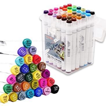 Double Tip Markers for Artist, Sketch Alcohol Markers Set, Drawing ...