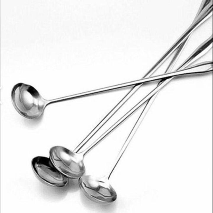 Steel Long handle Pickle Spoon Round Shape -1 Pieces-23cm/9 Inch ...