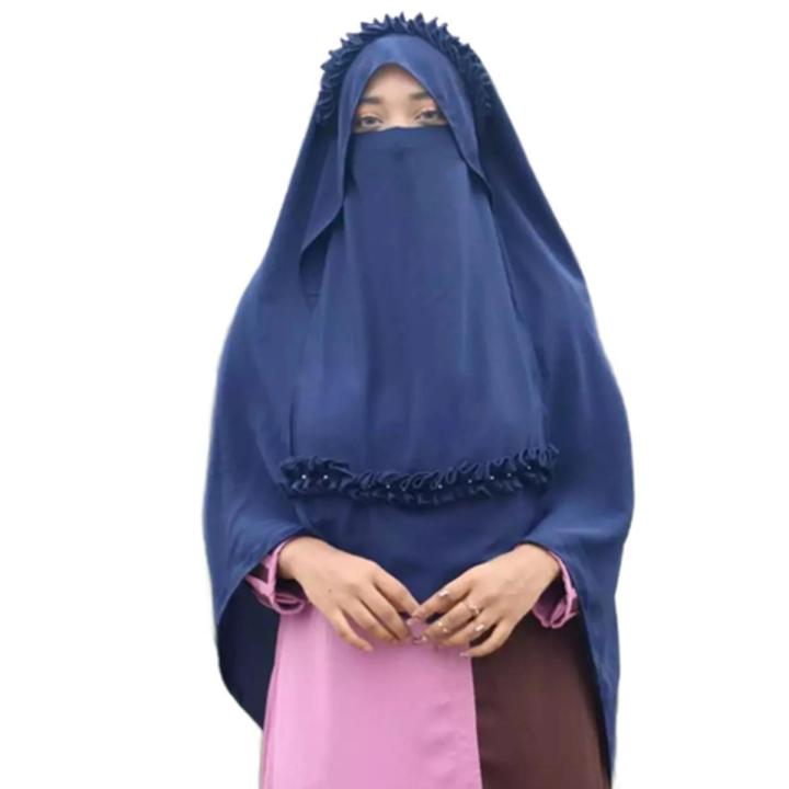 Hoodie niqab crown hooded muslim women's hijab dress namaz garments ...