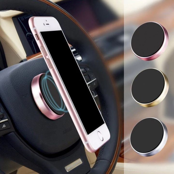 3M Magnet Stand Round Magnetic Universal Mobile Phone Holder Dashboard ...