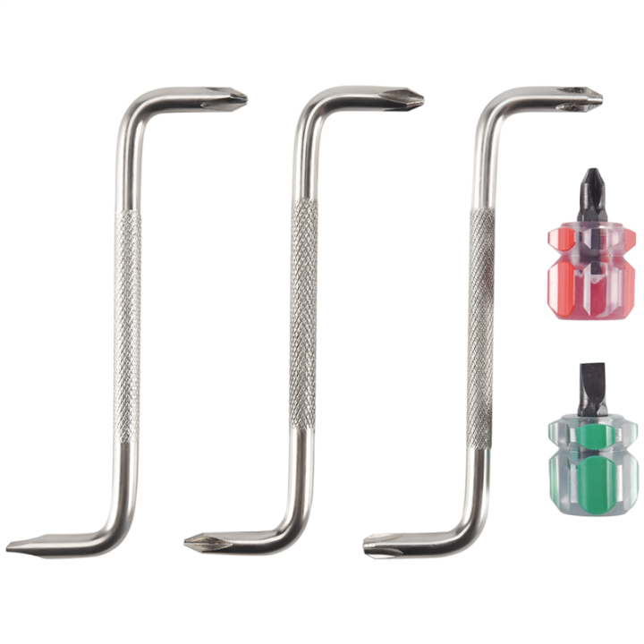 5 in 1 Offset Z Shaped Screwdrivers Magnetic Double Head Tool Set ...