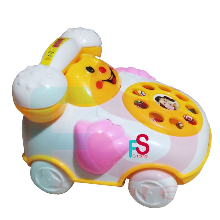 Toy Car Moving Telephone Car for kids | Daraz.com.bd