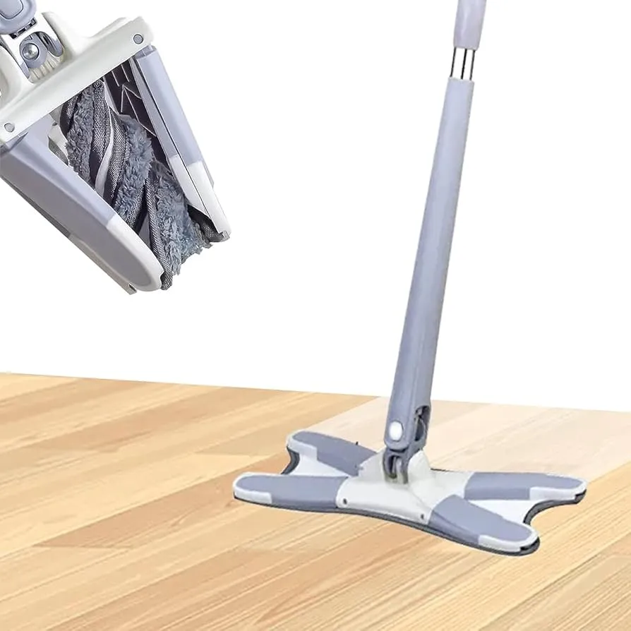 Wide Mop Large Flat Mop For Floor Cleaning, Self Wringing Floor Mop ...