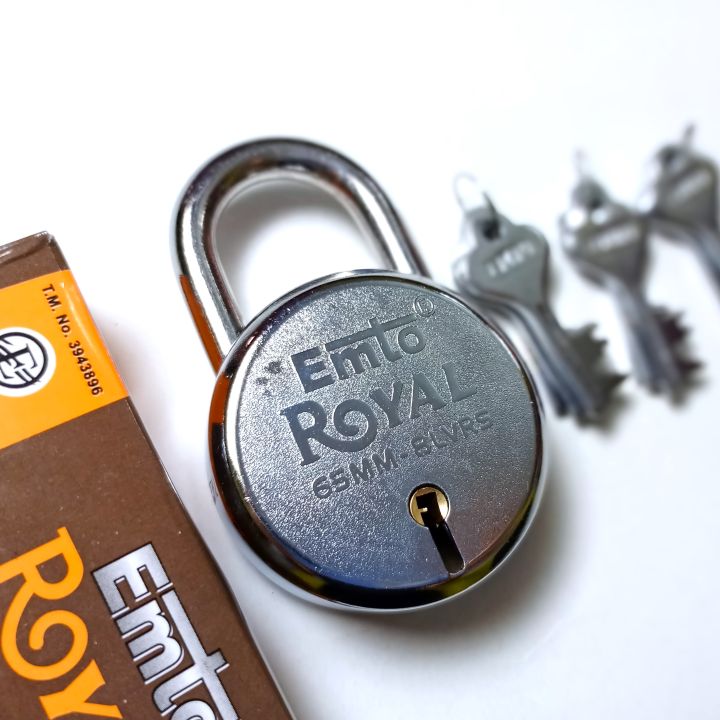 11original Keys Heavy duty Steel Tala / Padlock. (65 mm Big size ...