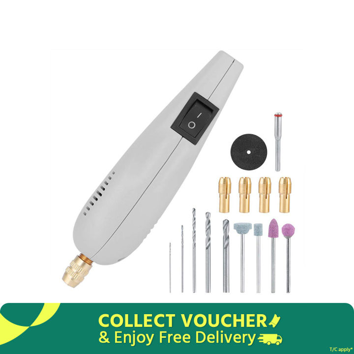 DC 12V Mini Electric Drill Rotary Tool Kit for Cutting Grinding ...