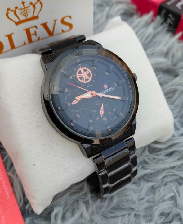 Baisheng Stainless Steel Analog Fashion Watch For Men | Daraz.com.bd