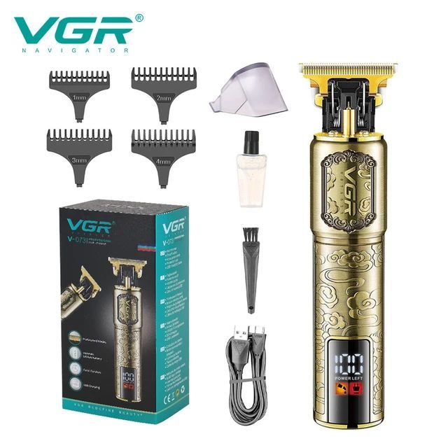 VGR_V073 Professional Rechargeable Electric Trimmer For Men | Daraz.com.bd