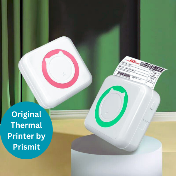 Thermal Mini Printer Inkless Portable Pocket Printer Plug and Play ...
