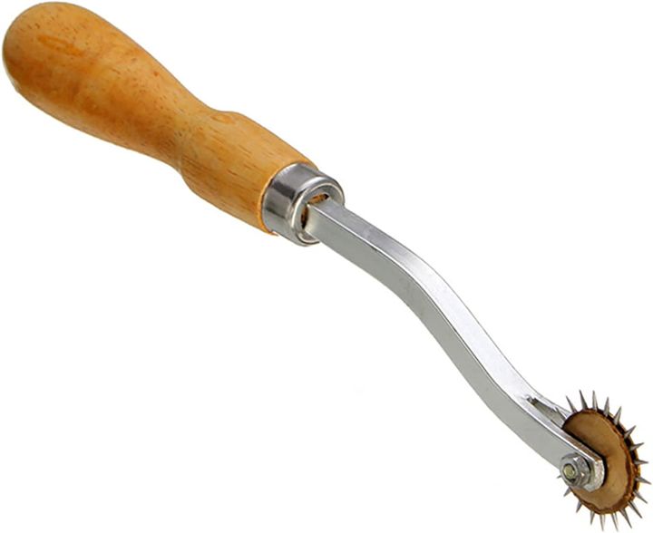Tracing wheel wooden handle, toothed metal wheel, extra sharp (1 pc ...