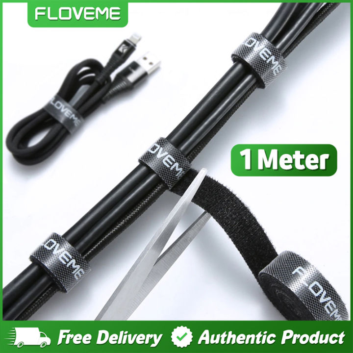 FLOVEME 1 Meter Cable Organizer Wire Winder Cable Management Tool Cable ...