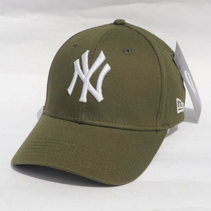 Green NY Logo Snapback Curved Cap For Men | Daraz.com.bd