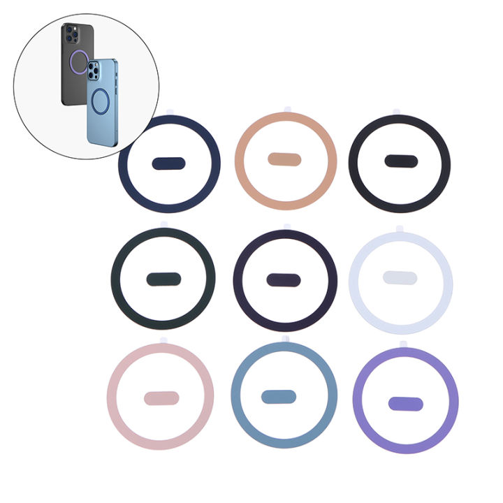 Suitable For IP 14 13 12 Pro Max Magnetic Sticker Metal Ring For ...