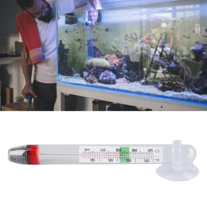 Floating Aquarium Thermometer Transparent Aquarium Thermometer Glass ...