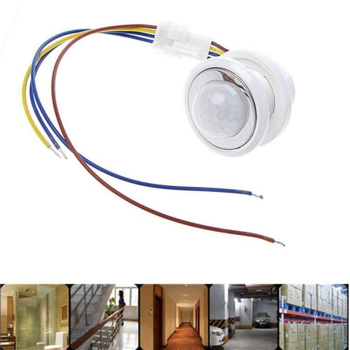 LED Adjustable PIR Detector Infrared Motion Sensor Switch 85-265V ...