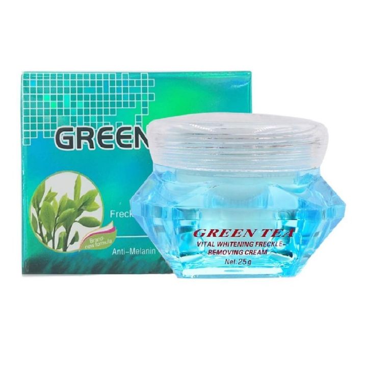 Feique Green Tea Vital Whitening Freckle Removing Cream 25gm | Daraz.com.bd