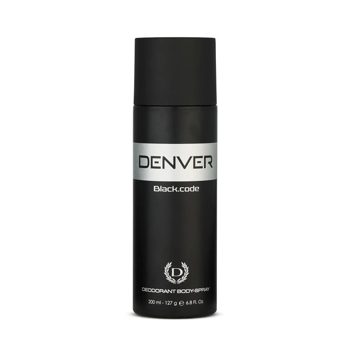 DENVER - Black Code Deodorant Body Spray | Long Lasting Deodorant for ...