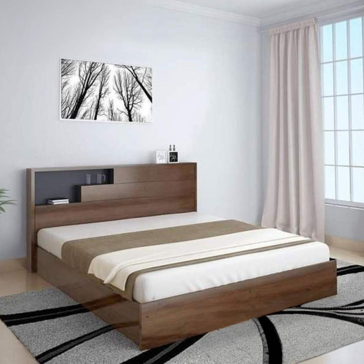 AndorMahal (MDF) Malaysian Process Wood Stylish Khat/Bed Single Size ...