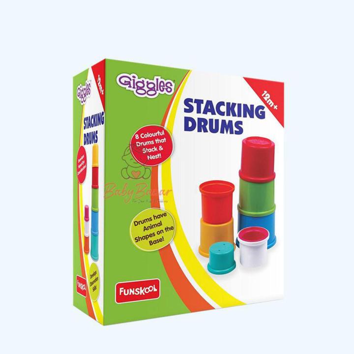 Funskool Giggles Stacking Drums | Daraz.com.bd