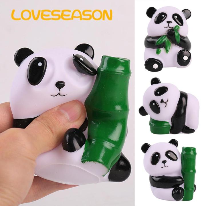 Loveseason Panda Squeeze Toy Lovely Eye Popping Panda Fidget Squishes ...