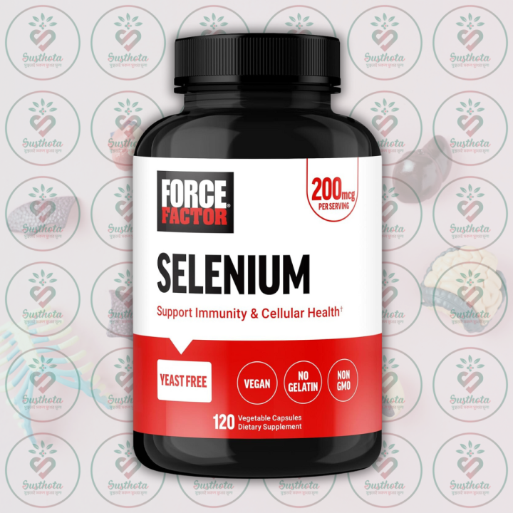 Force Factor Selenium – 200 mcg – 120 Vegetable Capsules – with L ...