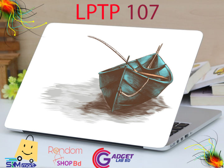 LPTP - 107 single boat Laptop Sticker Laptop Skin Sticker & Laptop Skin ...