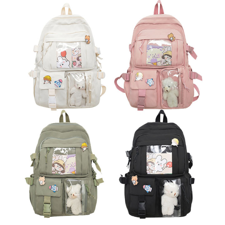 insWind Large Capacity High School Student Backpack Female Korean ...