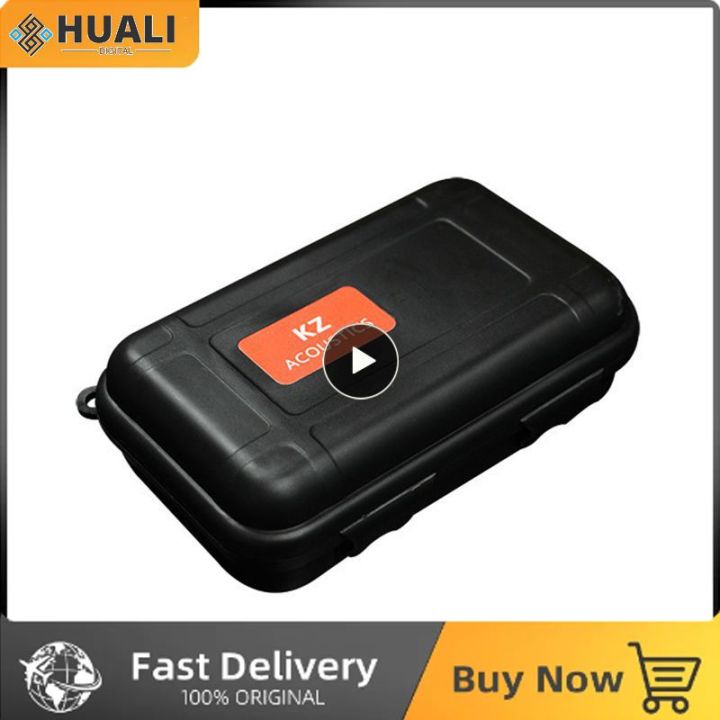 Earbud Case Storage KZ Headphone Bag PU Leather Waterproof Storage Box ...