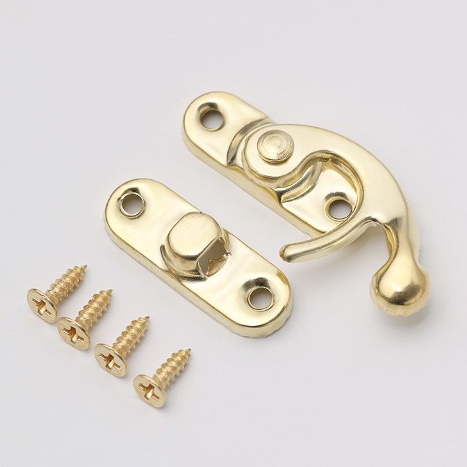 10set Metal Lock Mini Decorative Hasps Hook for Gift Wooden Jewelry Box ...