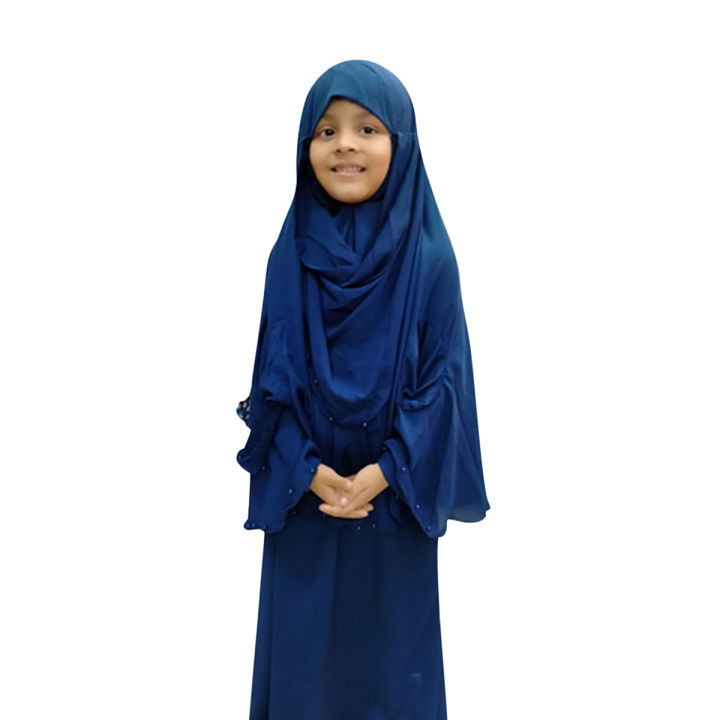 Baby Dubai Cherry Khimar Borka Adjusted Niqab Hijab With Skirt Full Set ...