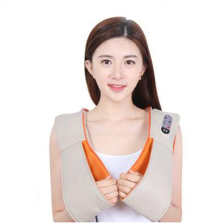 Shiatsu neck back neck massager shawl electric hammer vibration manual ...