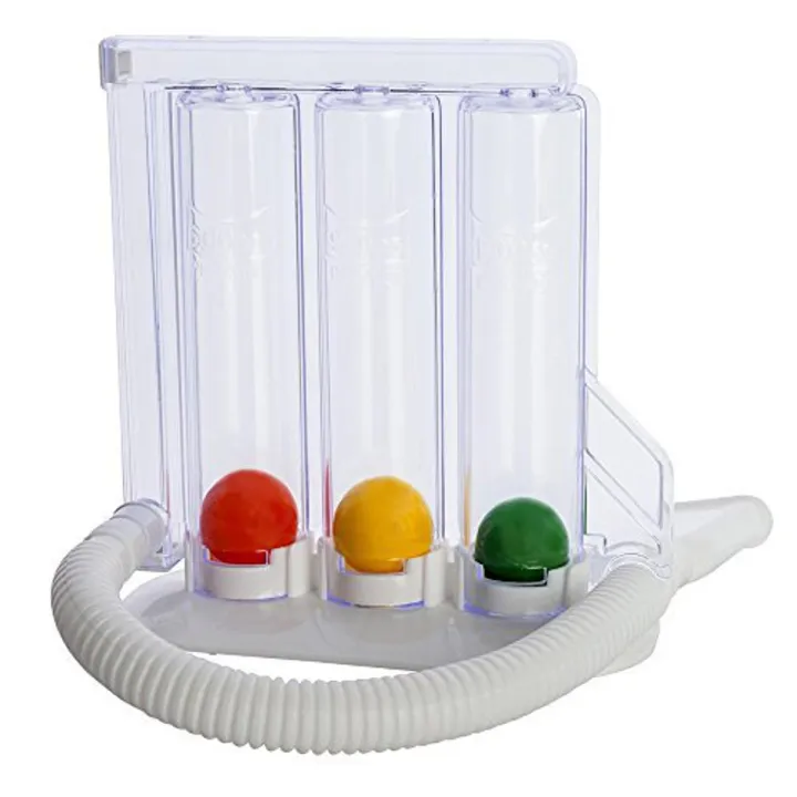 3-Ball Deep Breathing Exerciser Lung Deep Breath Trainer Incentive ...