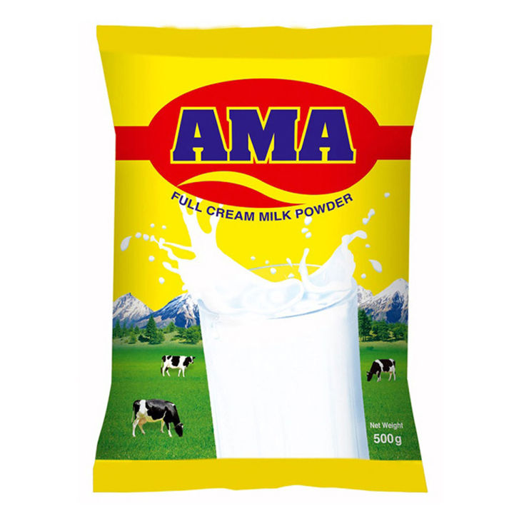 Ama Full Cream Milk Powder - 500gm (Foil Pack) | Daraz.com.bd