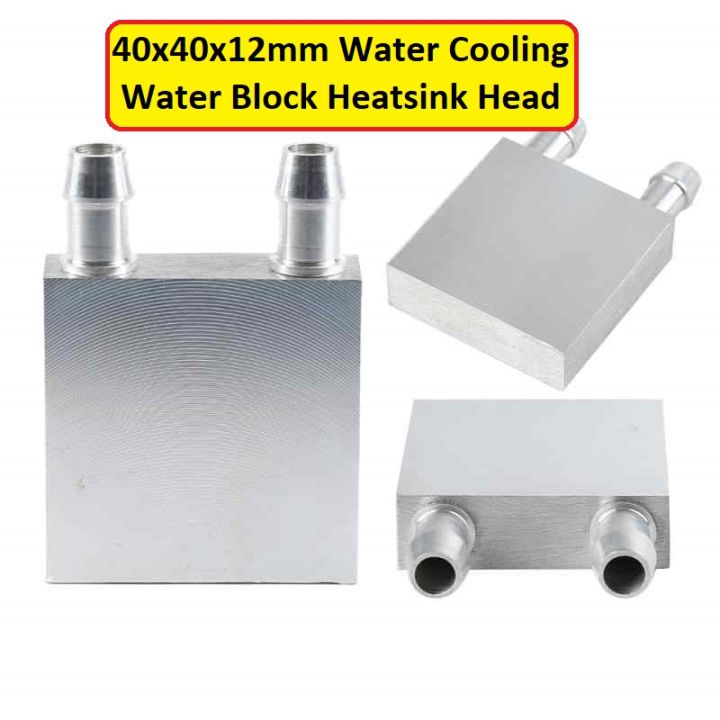 Water Block 40mm Aluminum Alloy 40x40x12mm Water Block For Peltier ...