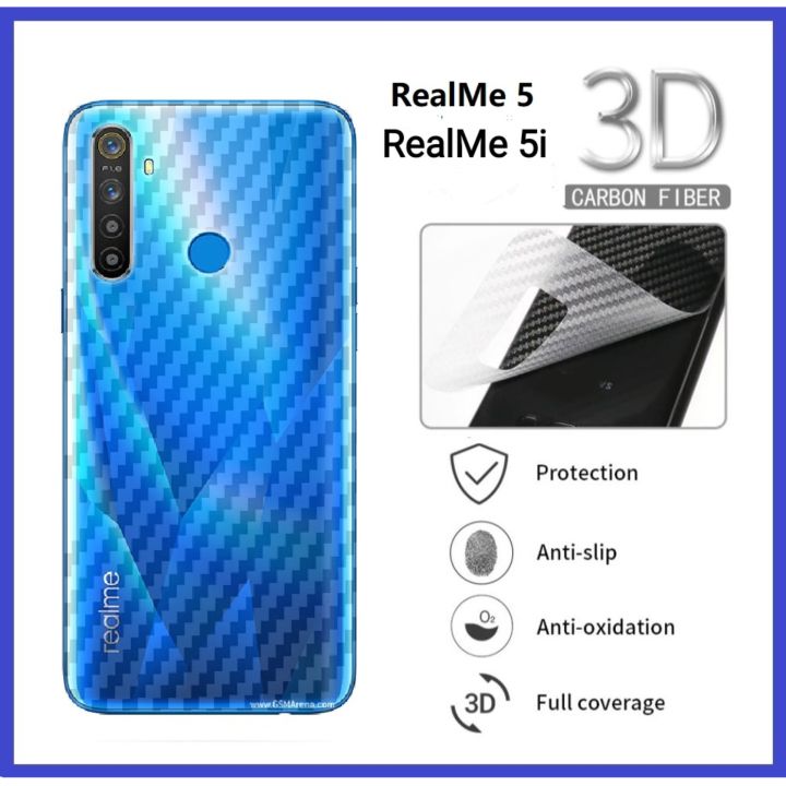 Realme 5 5A 5i 6i Carbon Fiber Film Sticker Full Cover | Daraz.com.bd