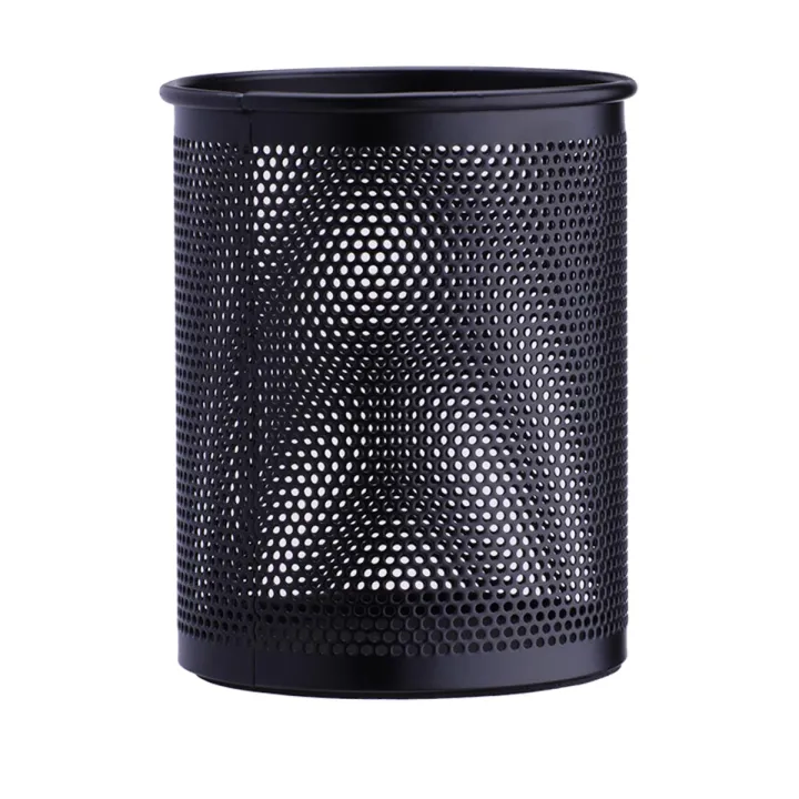 Deli E909 Steel Pen Holder - Black | Daraz.com.bd