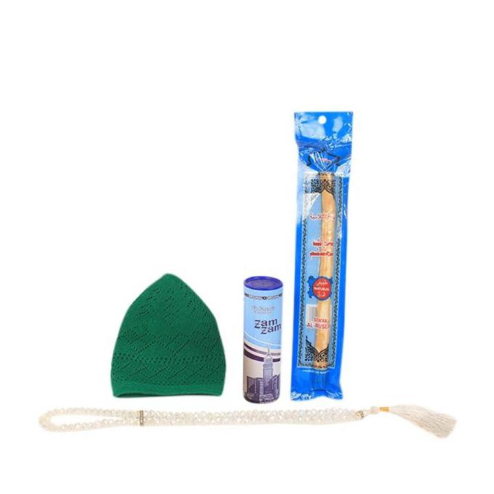 Set of Attar, Tupi, Tasbih and Miswak - Multi-color | Daraz.com.bd