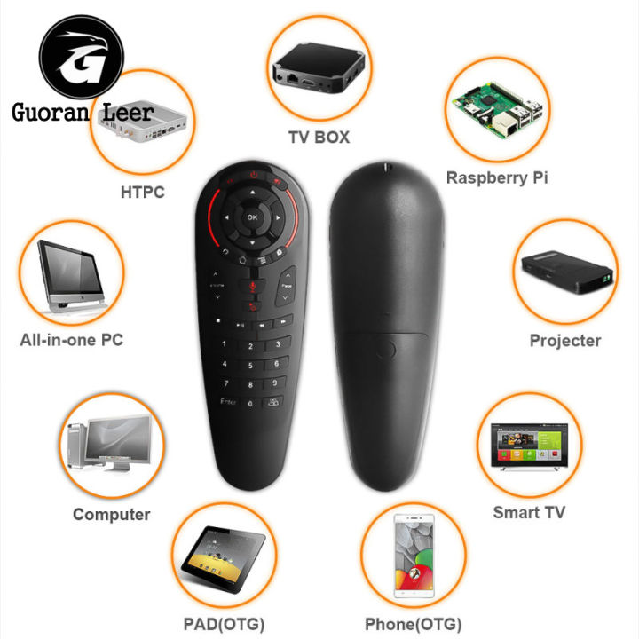 G30S Voice Air Remote 2.4G Smart TV Remote Control USB Wireless ...
