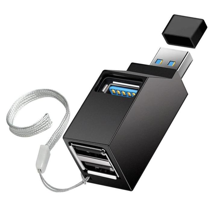 【VisioN Shop】USB 3.0 Adapter Extender Mini Splitter Box 3 Ports OTG ...