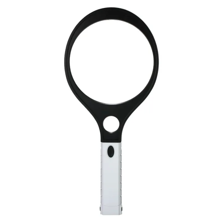 KOGEEK Racket Type Extra Large LED Magnifying Glass 3X 10X Reading ...